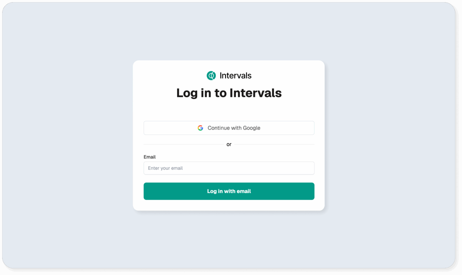 Locate the link to my Intervals login | Intervals Help Documentation