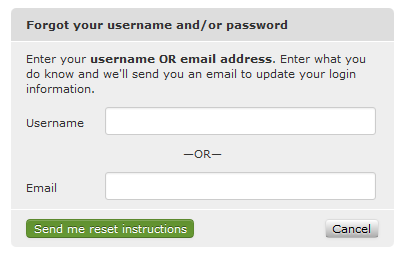 How do I reset my password? :: Intervals Help Documentation